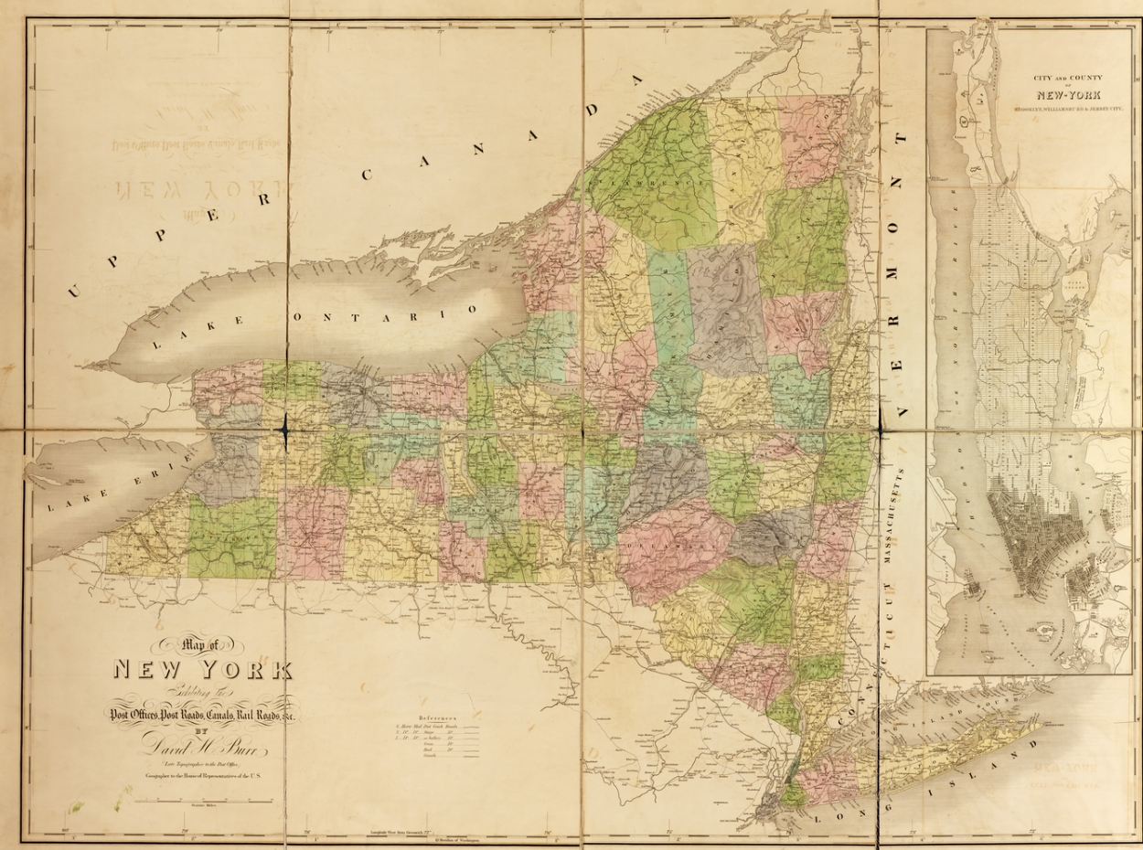 Mapa de Nueva York | TurismoEEUU | Distritos, Población, Imágenes